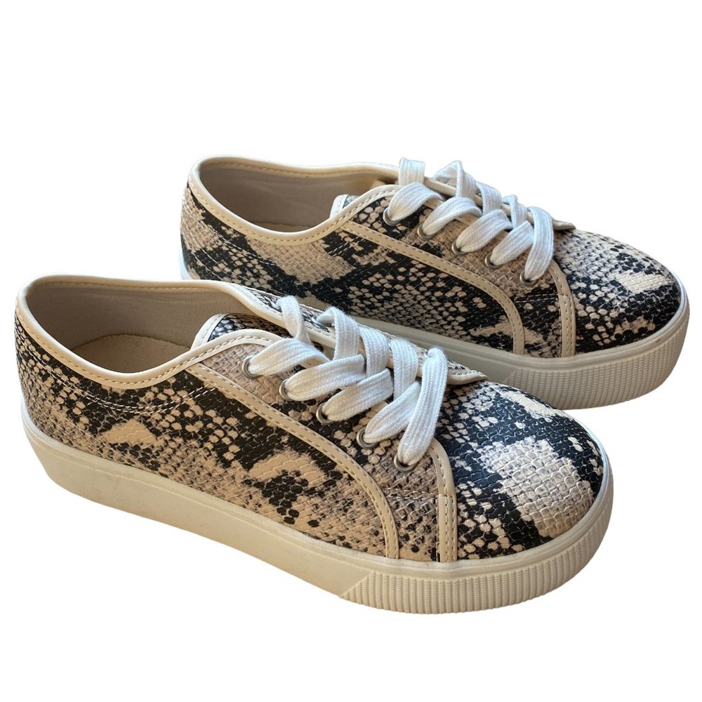 Torrid Y2k Snakeskin Faux Leather Platform Wedge Chun… - Gem